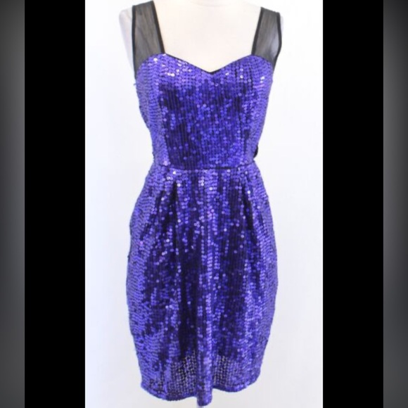 ASOS | Dresses | Asos Sleeveless Sequin Sheath Dress Purple | Poshmark